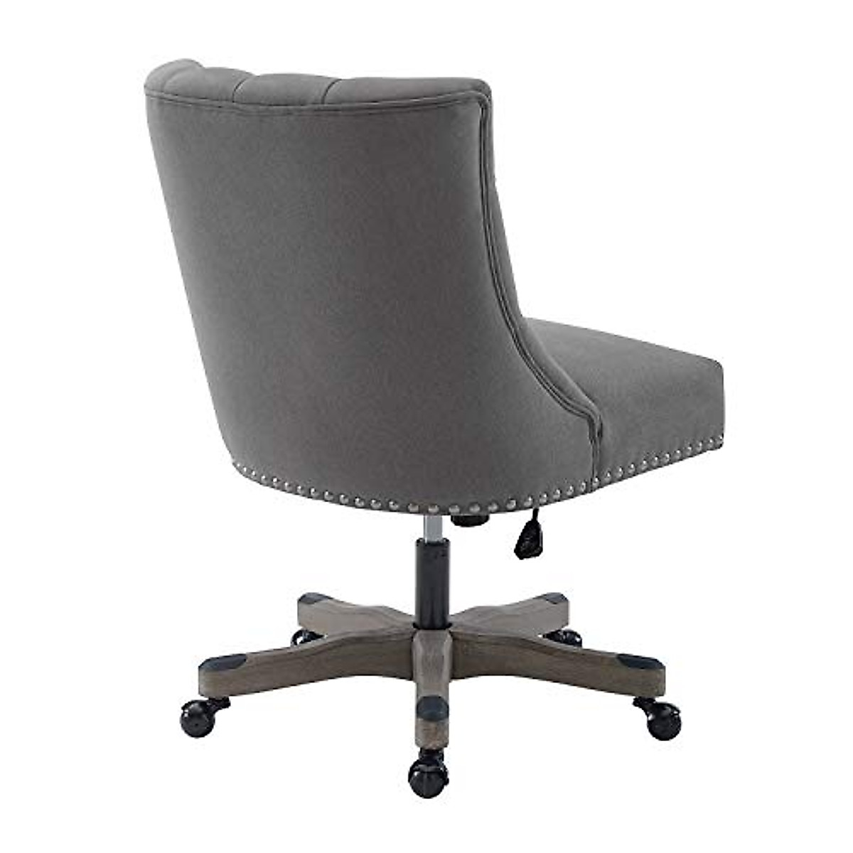 Linon Home Décor Honor Light Gray Office Chair, Grey
