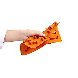 LYWUU Dachshund Dog Shaped Silicone Ice Cube Molds and Tray