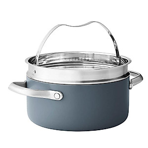 Member Mark 11 Piece Modern Ceramic Cookware Set With Smart Kitchen Tools Set (Assorted Colors) (Gray)