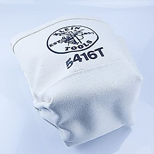 Klein Tools 5416T Tool Bag, Bull-Pin and Bolt Pouch, No. 4 Canvas with Tunnel Connection, 5 x 10 x 9-Inch