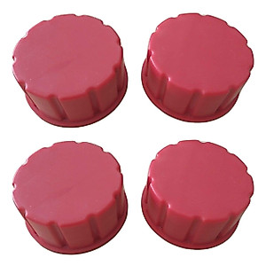 CM Concepts® Original U.S Fine/Coarse Gas Can Solid Caps for Storage/Transportation- Multiuse (4)