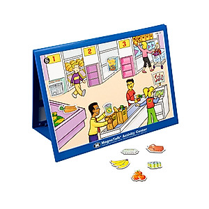 Super Duper Publications | Magnetic Adventure Stories Match-Up Barrier Game | Vocabulary, Basic Concepts, Following Directions, Reasoning, Listening, Categories, & Rhyming | Educational Resource