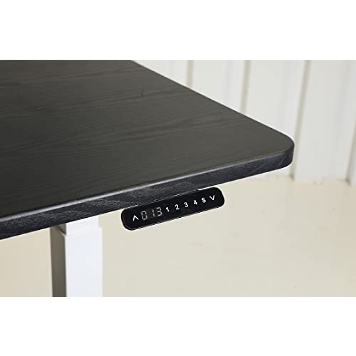 ApexDesk Elite K Series 60" x 27" Electric Height Adjustable Standing Desk with LED Memory Controller (60” x 27” Rectangular Top, Black)