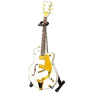 AXE HEAVEN BS-091 Brian Setzer White Hollow Body Mini Guitar