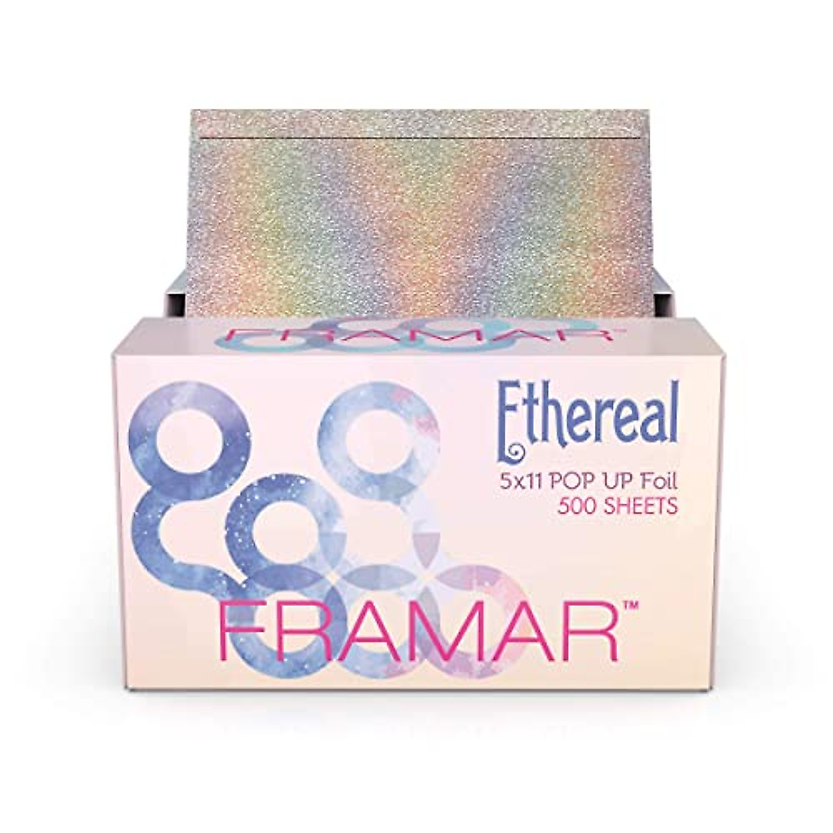 Framar Ethereal Pop Up Hair Foil, Aluminum Foil Sheets, Hair Foils For Highlighting - 500 Foil Sheets