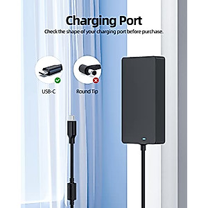 USB C Laptop Charger Fit for Dell Inspiron 14 16 Plus 7420 7620 Vostro 7620 P157G003 P117F003 P117F004 AC Adapter Power Supply Cord