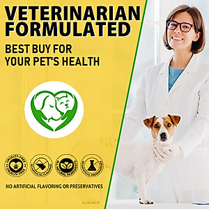 Natural Yeast Infection Treatment for Dogs, Dog Ear Infection Treatment, Dog Allergy Relief, Helps to Support Itch Relief, Inflammation Relief & More, Ear Infection Treatment for Dogs - 2 fl oz