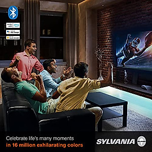 Sylvania Smart (3) 2ft Bluetooth 36W LED Flex Light Strip Kit with Remote Control, Full Color, 2700K - 6500K, Expandable up to 20ft, for Alexa / Google / Apple HomeKit (75543)
