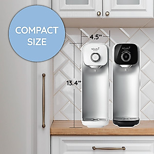 8 inch AQUAVI Twist RO Activated Carbon Post-Filter, Water Filter for Reverse Osmosis RO System Quick Connect Replacement