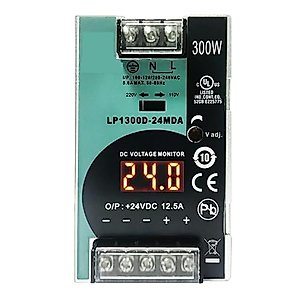 Arionyx DC Stabilized Digital Display Rail Industrial Switch Power Supply 300W 220V to 24V/36V(LP1300D-24MDA)