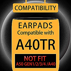 CCRE Earpads Replacement for Astro A40TR a40 tr Headset - Astro A40tr Mod Kit /A40tr Accessories/Ear Cushion/Ear Cups (Black)