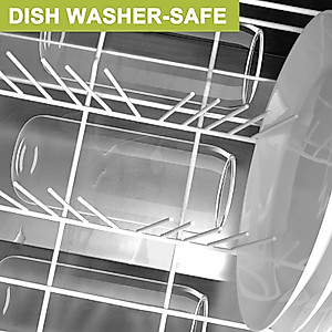 MOVNO Sublimation Glass Cups with Lids and Straws, 4 Pack 20oz Drinking Glasses with Bamboo Lid Iced Coffee Cup Can Shaped Cups Reusable Boba Cups Juices Cocktail Travel Bottle Gifts