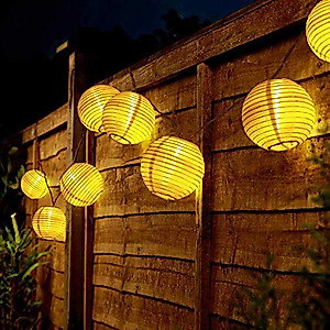 Solar Lantern String LED Lights 13FT/4M 20 LEDS, ALED LIGHT LED String Lights Outdoor IP65 Waterproof for Garden,Patio,Party ,Wedding,Camping Decor(Warm White)