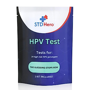 STD Hero at-Home HPV Test - Easy & Convenient Human Papillomavirus Test