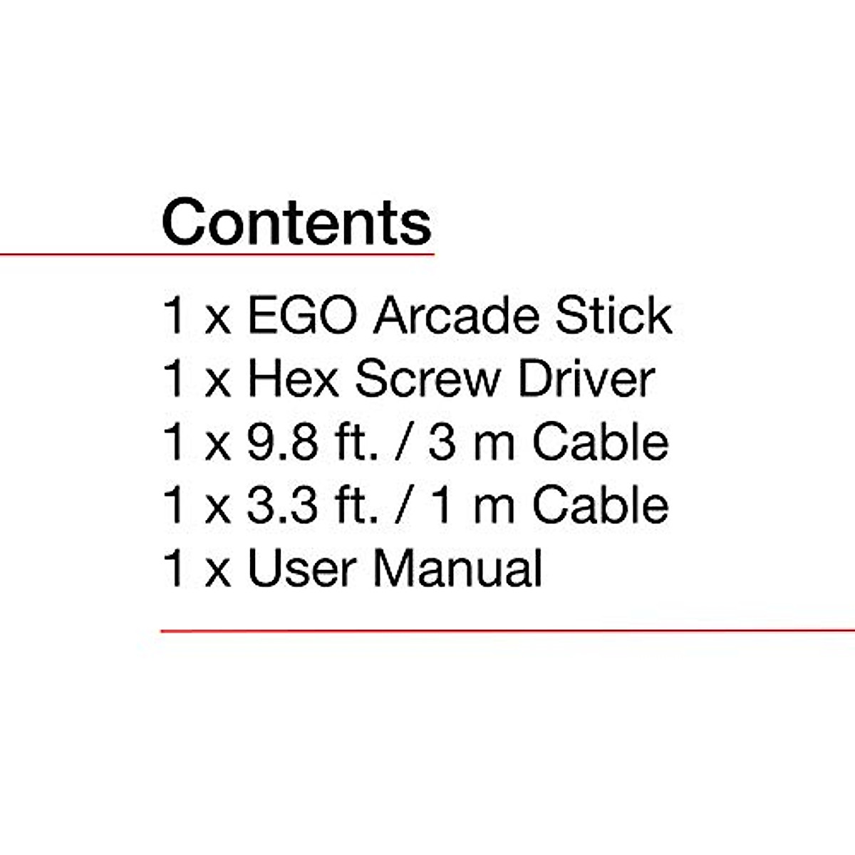 Mad Catz The Authentic EGO Arcade Fight Stick for PS4, Xbox One, Nintendo Switch and PC (Windows Direct and X-Input),Black