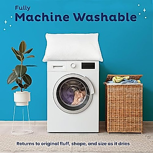 Snuggle-Pedic Shredded Memory Foam Pillow - The Original Cool Pillows for Side, Stomach & Back Sleepers - Sleep Support That Keeps Shape - College Dorm Room Essentials for Girls and Guys - King