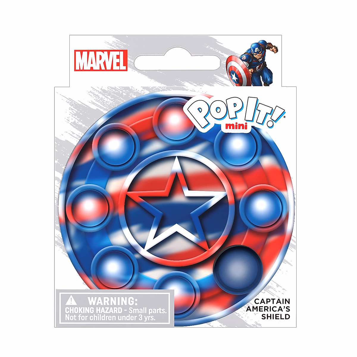 Buffalo Games - Marvel - Pop It! Mini Captain America