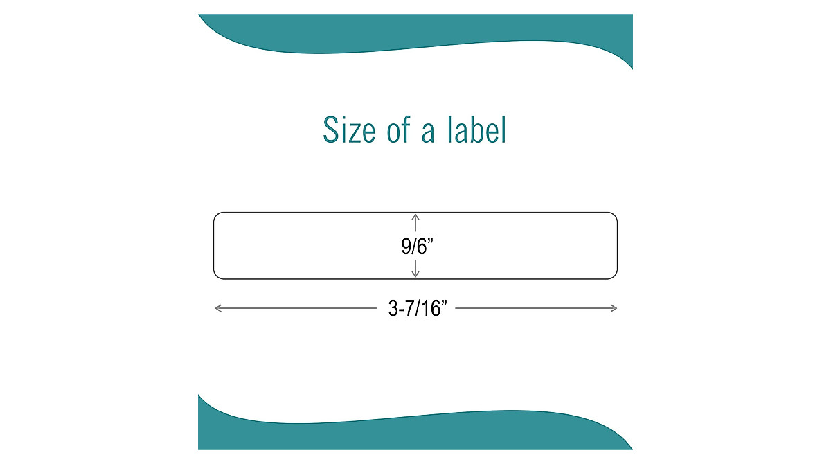 Organize Files Easily with EXTRIC White Folder Labels - 256 Stickers
