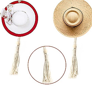 Anrkets Hat Organizer | Hat Wall Hanging | Hat Hanger for Wall Storage | Bohemian Womens Hat Rack | Hand Weaving Hat Storage Hanger | Wooden Display Rack for Wide Brim and Fedoras Baseball Caps