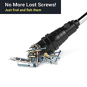 LED Magnetic Pickup Tool Gifts for Men, Valentines Day Gifts for Him Dad Husband Grandpa Boyfriend Him, Flexible Magnet up to 22" for Hard to Reach Items, Cool Gadget Birthday Gift Idea