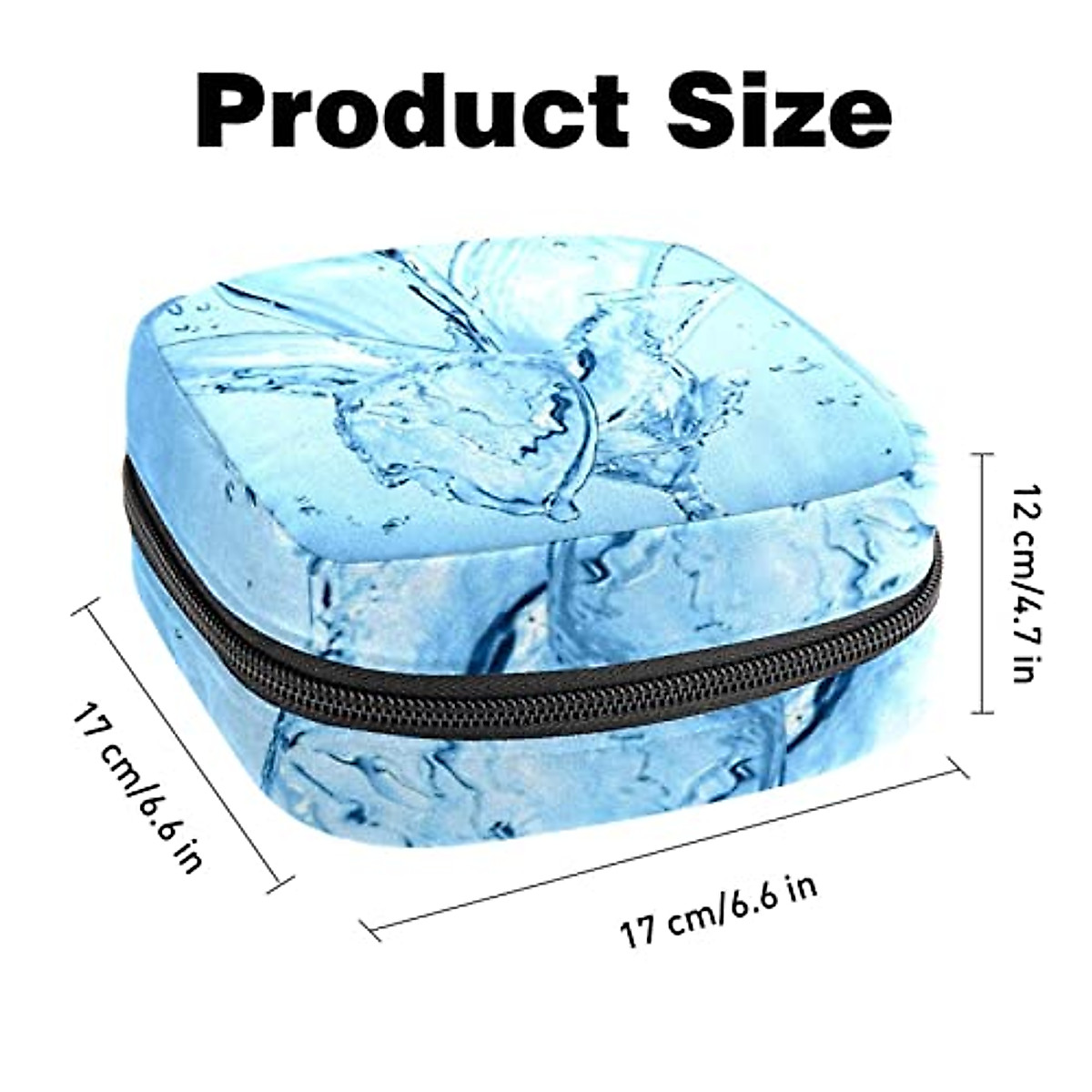 Sanitary Napkin Storage Bag Menstrual Cup Pouch Girls Travel Large Capacit Makeup Sanitary Pads Organizer, Lily Lilies Flowers