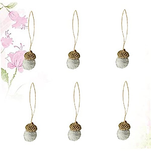 Nativity Ornaments 6 1 Hanging Pinecone Christmas Tree Pine Cone Wool Felt Pendant Wool Felt Ball DIY Charm Pendant Wool Felt Decorations Felt Ball Grey Xmas Hanging Decor