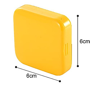 curfair Storage Box Storage Container Convenient Pill Box 2 Grids Waterproof ABS Push-pull Style Storage Organizer Pill Box Moisture Proof for Outdoor Household Supplies-Green