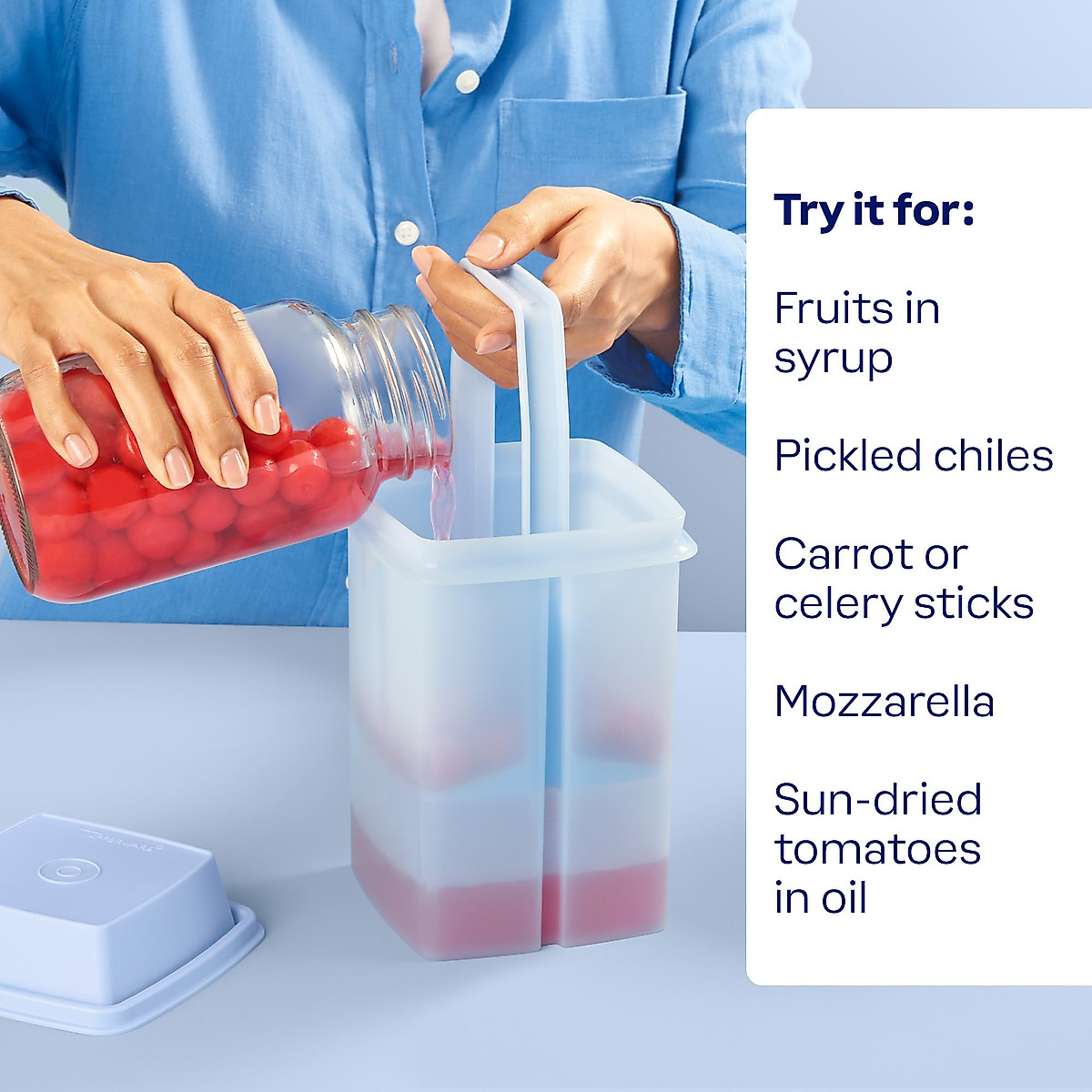 Tupperware Pick-a-deli Food Storage Container - Dishwasher Safe & BPA Free (8 1/3 Cups, 2 Liter)