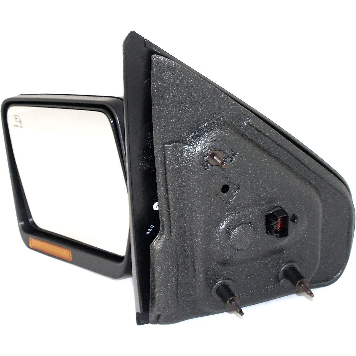 Kool Vue Left Power Heated Door Mirror Compatible With Ford F-150 2007-2008 Power Fold With Signal Light, Memory & Puddle Lamp Paintable