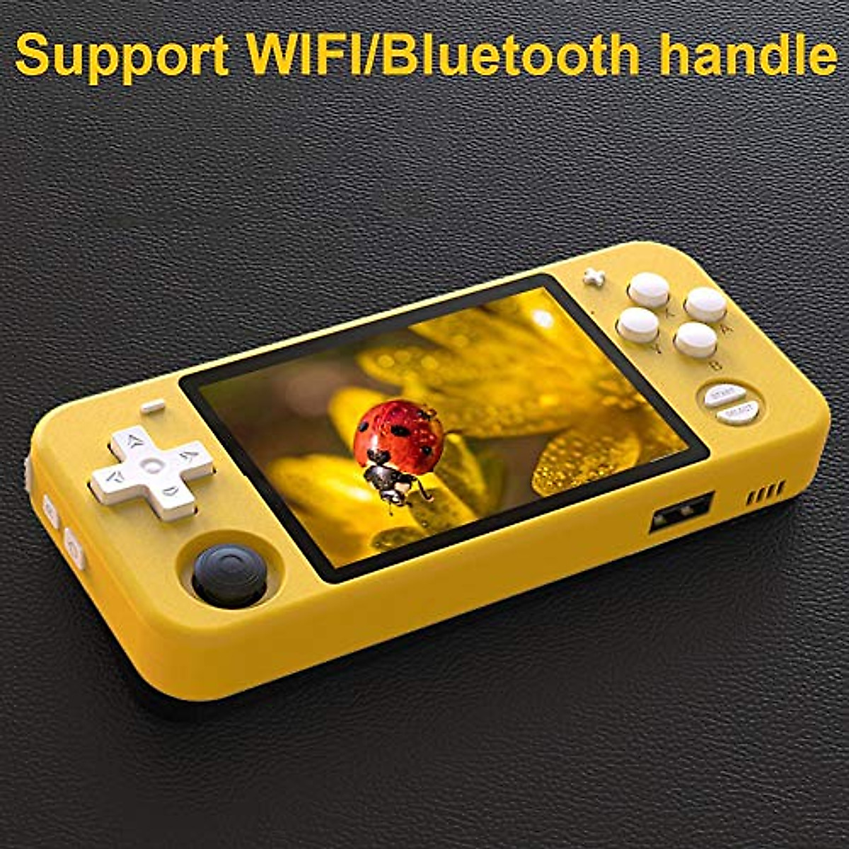 motifa Handheld Game Console - RGB10 Retro Mini Game Console with 3.5 inch IPS Screen & 64G TF Card - Suppots WiFi & Bluetooth - Classic Games Portable Video Arcade Gamepad for Adult Children
