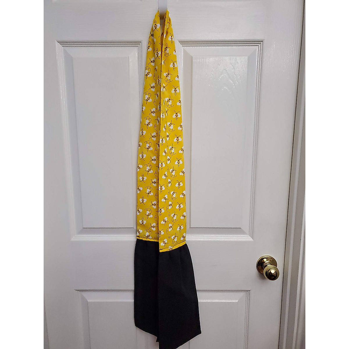 Bumble Bee Neck Towel, Yellow & Black Kitchen Boa, Neck Apron, Kitchen Neck Scarf, Kitchen Scarf, Baker’s Boa, Chef’s Towel, Cooking Towel, Grilling Towel, Gifts under $25