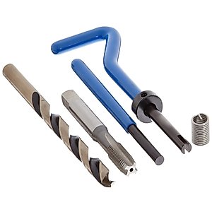 E-Z Lok SK40920 Metric Helical Threaded Insert Kit, 304 Stainless Steel, M10-1.5 Thread Size, 20 mm Installed Length (Pack of 10)