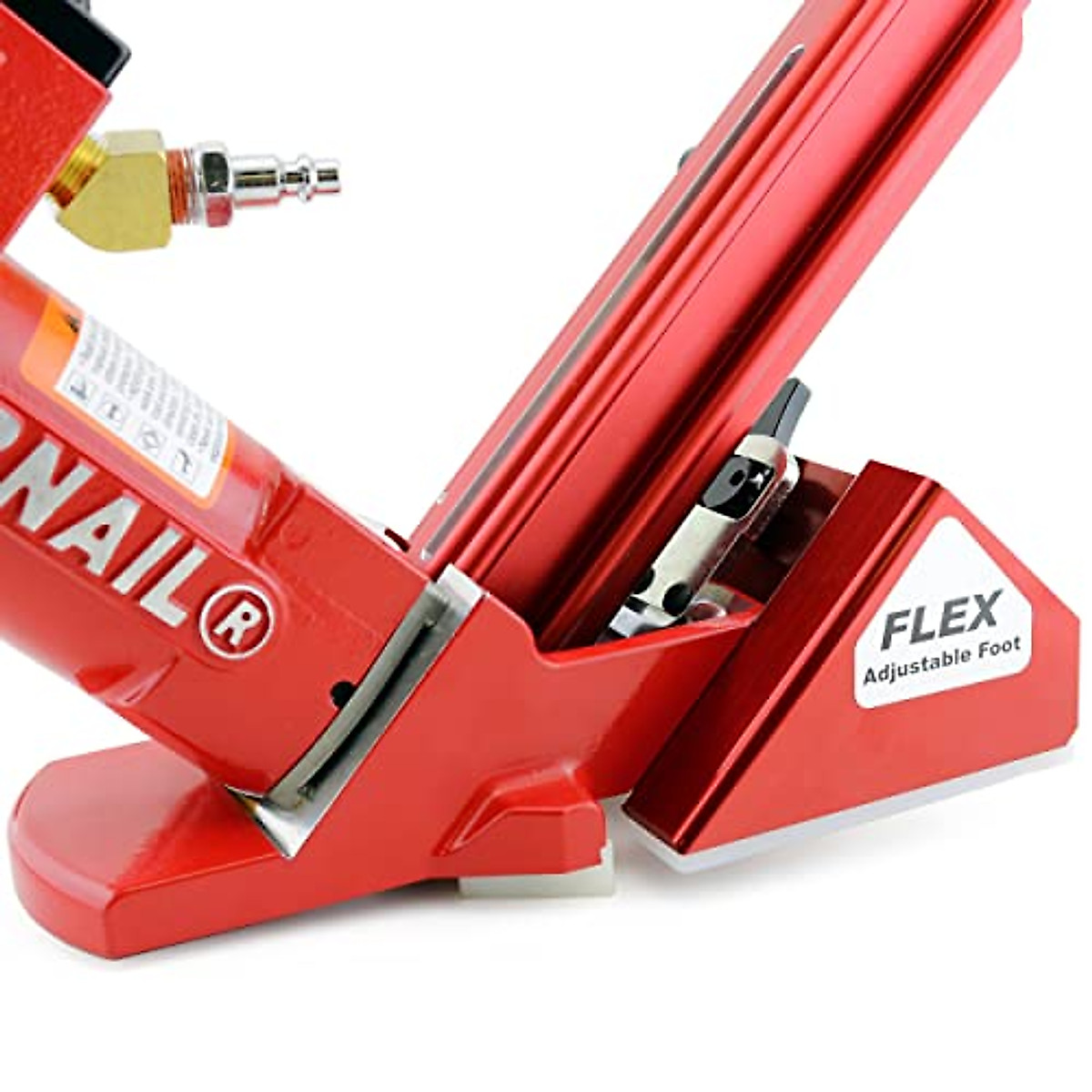 Powernail 50PFLEXW Pneumatic 18 Gauge L-Cleat Flooring Nailer with Flex Adjustable Base