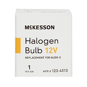 McKesson Halogen Lamp Bulbs - Fits Exam Lamps and Otoscopes - 12 Volts, 35 Watts, 1 Count, 1 Pack