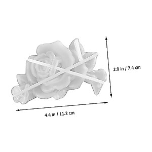 Didiseaon 1pc Ornament Silicone Mold Resin Silicone Molds Car Trim Resin Tray Resin Brooch Resin Casting Molds Agate Silicone Desktop Ornament Casting Mould Rose Making Tray Ornament Mold