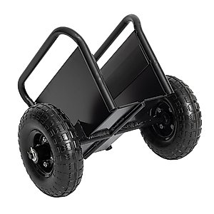 Yeeoy Heavy Duty Panel Dolly, Slab Dolly with Handle, 10" Solid Rubber Tires Wheels,1000LBS Load Capacity All Terrain Moving Cart for Heavy Drywall Sheet & Material Handling