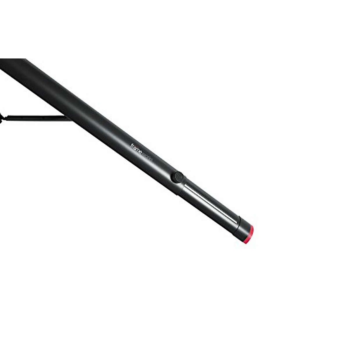 Gator Frameworks ID Series Speaker Stand with Lift Assist and Adapter to Fit 35mm and 38mm Speaker Mounts; 48"/75" Min/Max Height (GFW-ID-SPKR),Black