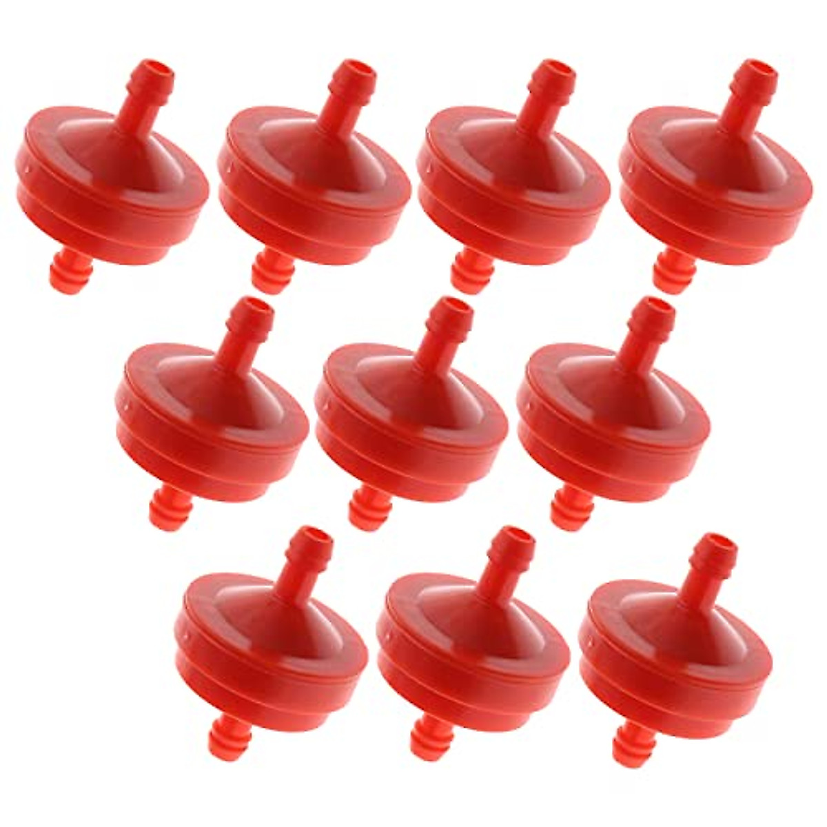 10Pcs 1/4" Fuel Filter Replacement Lawn Mower 1/4" Inline Fuel Filter for Briggs Stratton 298090 4105 298090S