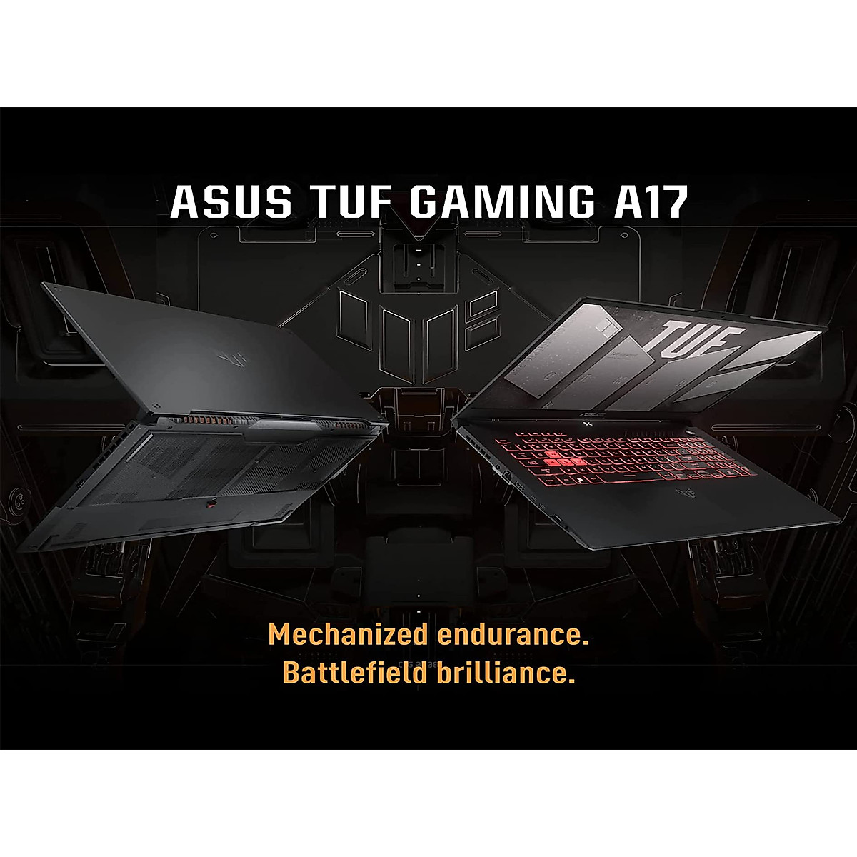 ASUS 2022 TUF A17 17.3" FHD 144Hz Gaming Laptop, AMD Ryzen 7-6800H Processor, 64GB DDR5 RAM, 2TB PCIe SSD, Backlit Keyboard, GeForce RTX 3060 6G DDR6, HD Webcam, Windows 11, Gray, 32GB USB Card