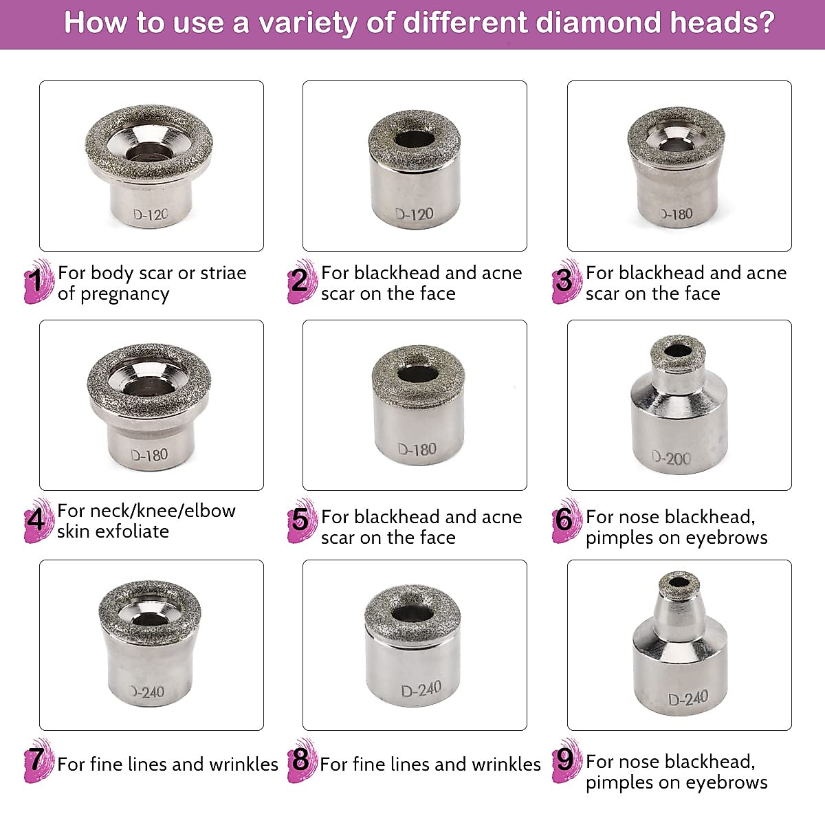 Yofuly Diamond Microdermabrasion Machine, 65-68cmHg Suction Power Professional Dermabrasion, Home Use Facial Skin Care Equipment