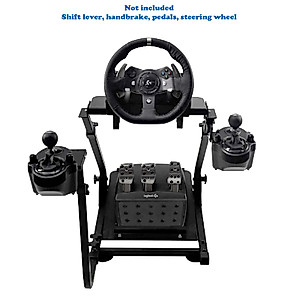 Marada Racing Wheel Stand Adjustable Fit for Logitech G29 G920 G923 Thrustmaster T80 T300 RS GT PXN Foldable Steering Wheel Pedal Shift Not Include
