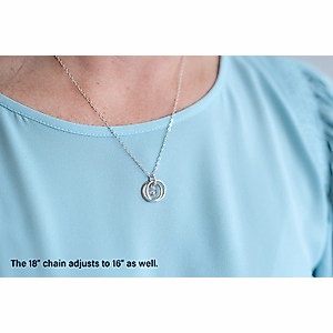 EFYTAL Sterling Silver Pregnancy Necklace for Expecting New Mom, Gift for Shower, First Time Mom Pregnant Mother To Be Jewelry, First Mothers Day Gifts