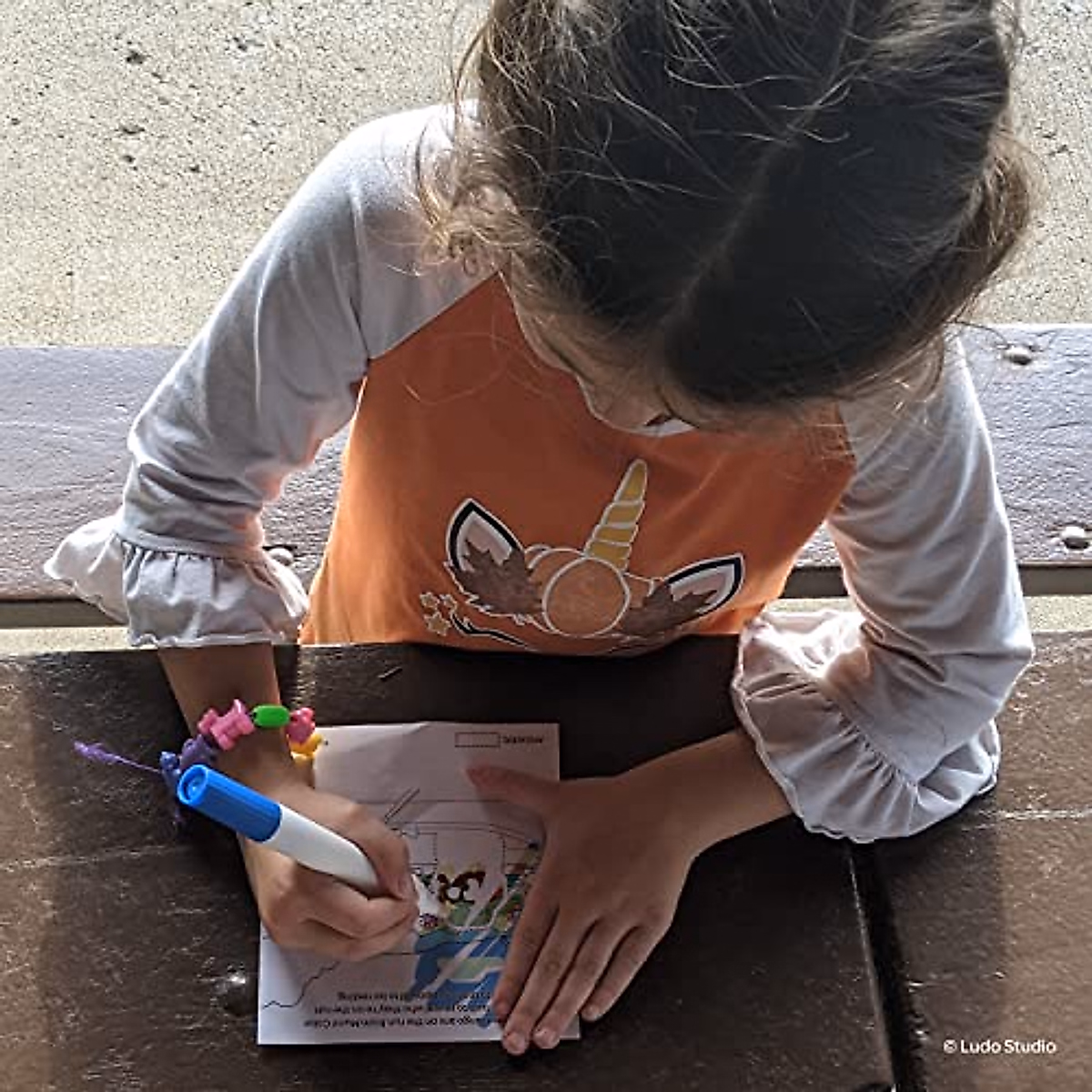 Bluey Imagine Ink 4-in-1 Activity Set with Magic Ink Books and a Mess Free Marker