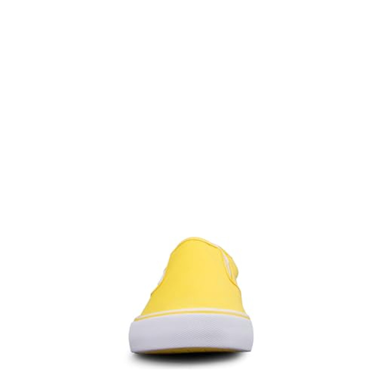 Lugz Women's Clipper Classic Slip-on Fashion Sneaker, Yellow/White, 7, M