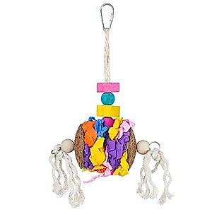 Prevue Pet Products Physical & Mental Accordian Crinkle Bird Toy 62517