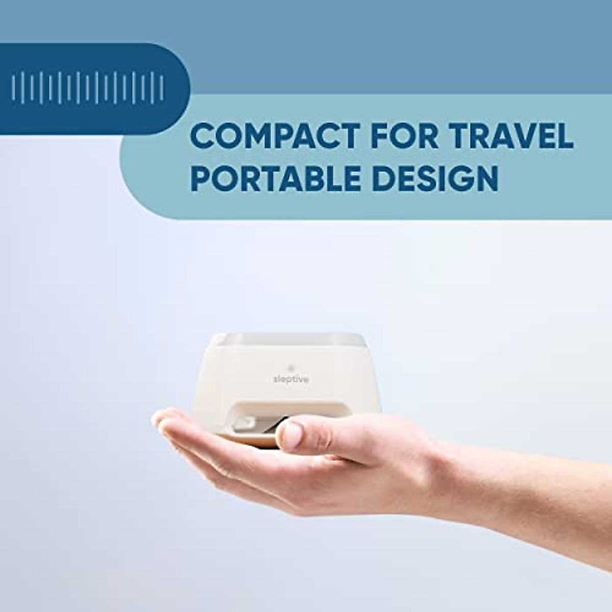 Brown Noise Machine with Night Light - White Noise Maker - Portable Sleep Sound Machine for Baby Kids Adult - Travel Baby Soother - Include Pink Noise Thunderstorm Ocean Rain Nature Sound & Fan Noise