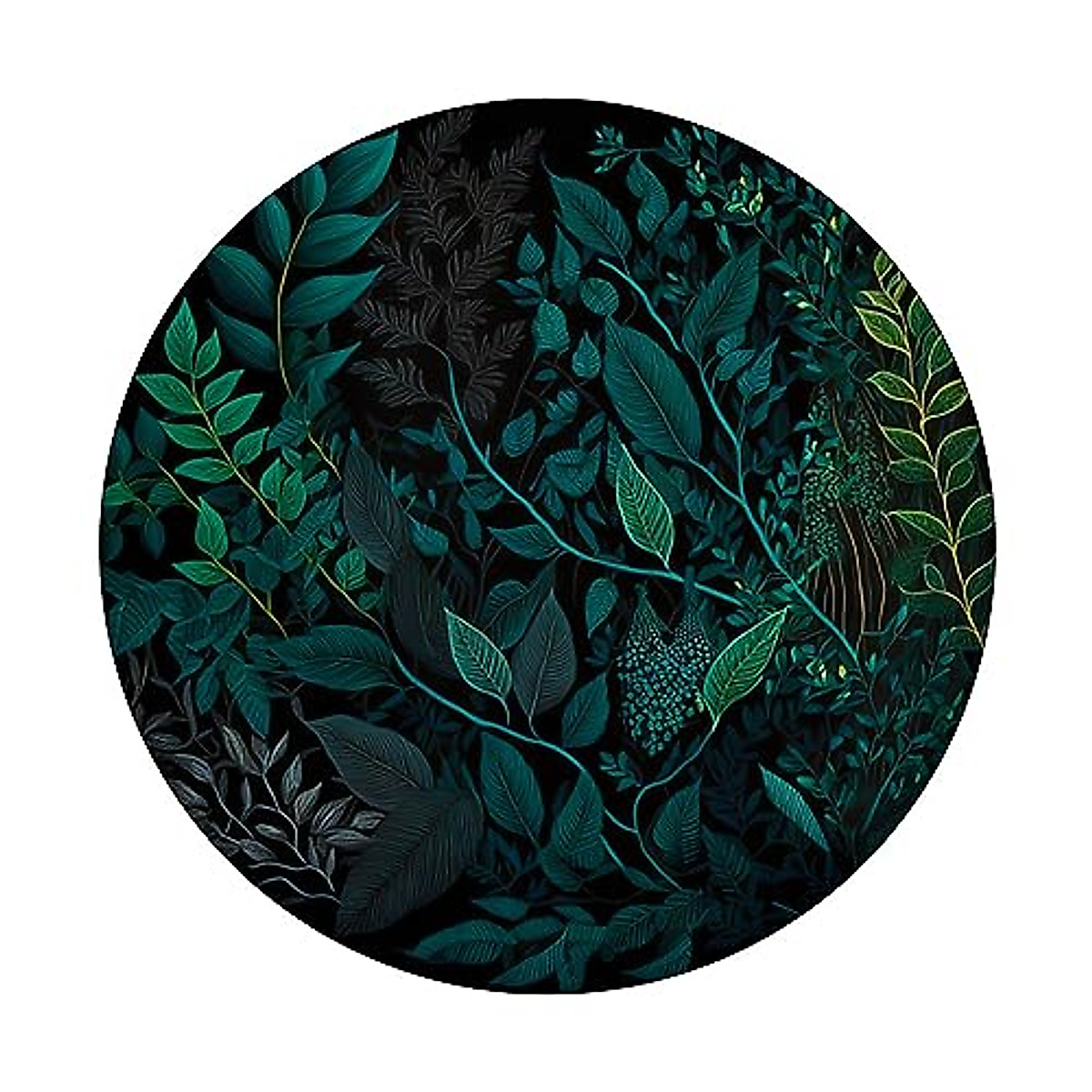 Floral Boho Foliage Flower Plant Nature Vegetation Flowery PopSockets Standard PopGrip