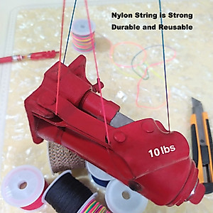 Nylon Cord for Bracelets, 6 Rolls 888 Feet 0.8 mm Beading String Cord for Kumihimo, Blinds String, Braided Bracelets, Chinese Knot, Wind Chime, Jewelry Making