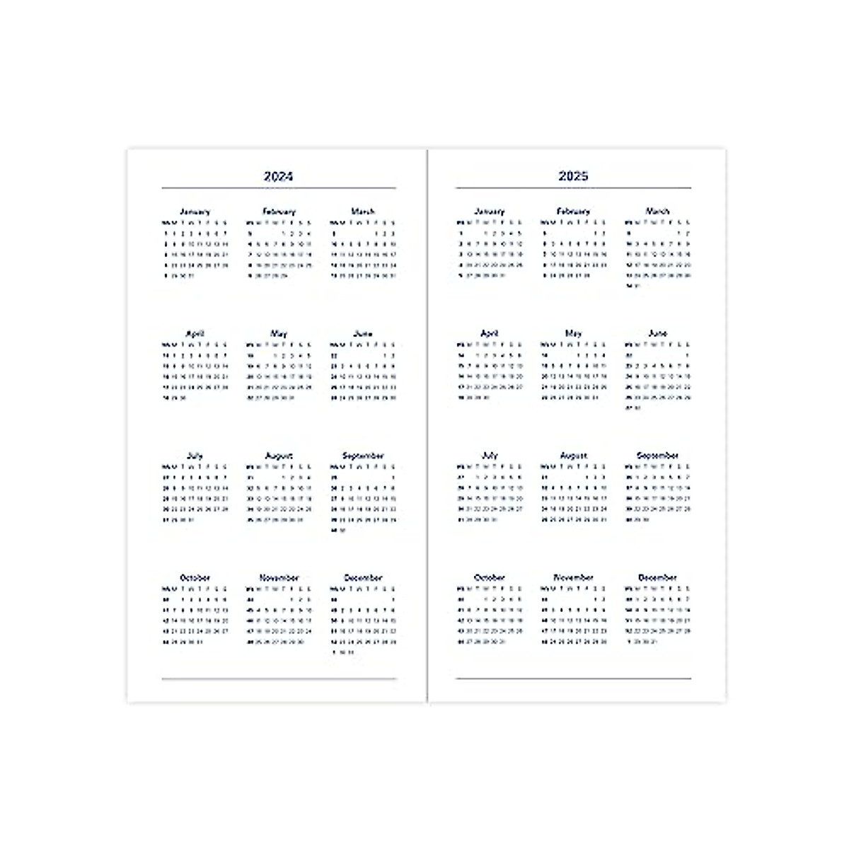 Letts Woodland Medium Pocket week to view 2024 diary - pink