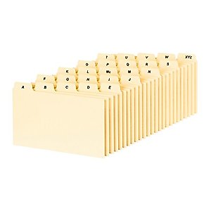 Oxford Durable Index Card Guide (B5325)